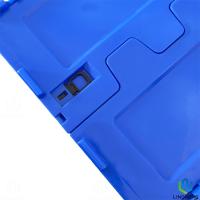 China 62L Folding Plastic Storage Crate , Plastic Collapsible Storage Boxes With Lids for sale