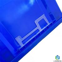 China 70 Liter Blue Plastic Foldable Container Collapsible Storage Box Without Lid for sale