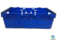 China 35L Nestable Stackable Plastic Harvest Agricultural Plastic Crates For Fruits And Vegetables for sale