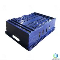 China 35L Nestable Stackable Plastic Harvest Agricultural Plastic Crates For Fruits And Vegetables for sale