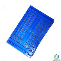 China 35L Nestable Stackable Plastic Harvest Agricultural Plastic Crates For Fruits And Vegetables for sale