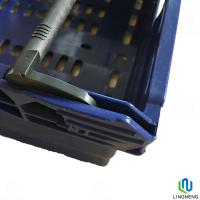 China 35L Nestable Stackable Plastic Harvest Agricultural Plastic Crates For Fruits And Vegetables for sale