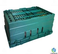 China 60L Industrial Plastic Storage Crates , Plastic Moving Crates Turnover Crate Manufacturer for sale