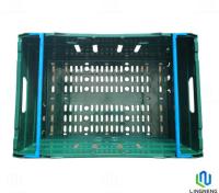 China 60L Industrial Plastic Storage Crates , Plastic Moving Crates Turnover Crate Manufacturer for sale
