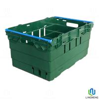 China 60L Industrial Plastic Storage Crates , Plastic Moving Crates Turnover Crate Manufacturer for sale
