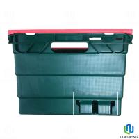 China 60L Industrial Plastic Storage Crates , Plastic Moving Crates Turnover Crate Manufacturer for sale