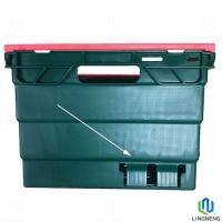 China 60L Industrial Plastic Storage Crates , Plastic Moving Crates Turnover Crate Manufacturer for sale