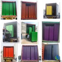 China 60L Industrial Plastic Storage Crates , Plastic Moving Crates Turnover Crate Manufacturer for sale