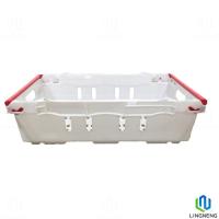 China 32L Plastic Fruit And Vegetable Crates Customized For Banana for sale