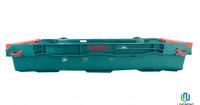 China Lightweight 18L Plastic Fruit And Vegetable Crates / Stacking Plastic Crates With Handle for sale