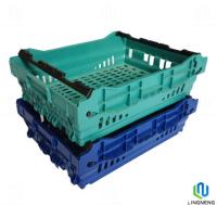 China 8L High quality euro stackable vented plastic mushroom tomato returnable agriculture crate for sale