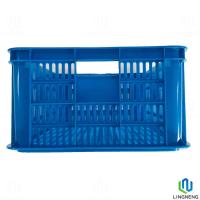 China Durable Agricultural Plastic Fruit And Vegetable Crates Customized Logo for sale