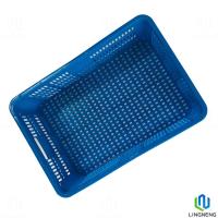 China Durable Agricultural Plastic Fruit And Vegetable Crates Customized Logo for sale