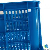 China Durable Agricultural Plastic Fruit And Vegetable Crates Customized Logo for sale