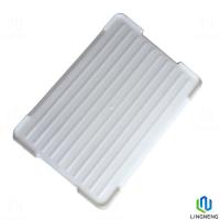 China Customized Plastic Bread Tray Mesh Fruit Vegetable Basket Food Grade Plastic Crates Stackable Food Box for sale