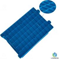 China Versatile Vegetable Storage Crates Stackable Plastic Agricultural Crates For Storing Fresh Produce for sale