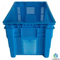 China Versatile Vegetable Storage Crates Stackable Plastic Agricultural Crates For Storing Fresh Produce for sale