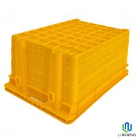 China Food Grade Plastic Fruit And Vegetable Crates Stackable Nestable for sale