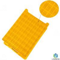 China Food Grade Plastic Fruit And Vegetable Crates Stackable Nestable for sale