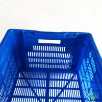 China 40L Stackable Plastic Milk Crates , Plastic Turnover Box OEM ODM for sale