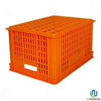 China Large Basket Rectangular Thick Plastic Vegetable Fruits Storage Turnover Milk Drinks Crates for sale