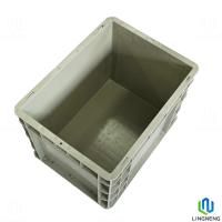 China Custom Rectangular Plastic Stackable Storage Containers For Organizing Warehouse Storage for sale