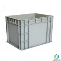 China Custom Rectangular Plastic Stackable Storage Containers For Organizing Warehouse Storage for sale