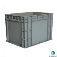 China Custom Rectangular Plastic Stackable Storage Containers For Organizing Warehouse Storage for sale