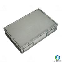 China Removable Logistics Rectangular Plastic Transport Boxes With Lid for sale