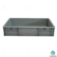 China Removable Logistics Rectangular Plastic Transport Boxes With Lid for sale
