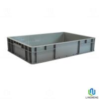 China Removable Logistics Rectangular Plastic Transport Boxes With Lid for sale