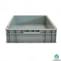 China Removable Logistics Rectangular Plastic Transport Boxes With Lid for sale
