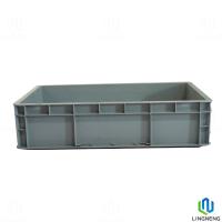 China 600*400*148mm Hard Colorful Stackable Euro Plastic Packaging Boxes For Automotive for sale