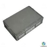 China 600*400*148mm Hard Colorful Stackable Euro Plastic Packaging Boxes For Automotive for sale