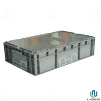 China 600*400*148mm Hard Colorful Stackable Euro Plastic Packaging Boxes For Automotive for sale