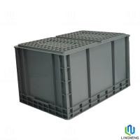 China Euro Standard Heavy Duty Plastic Moving Boxes Stackable For Logistics Transportation for sale