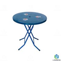China Foldable Plastic Furniture Removable Plastic Round Table For Restaurant / Food Stalls for sale