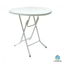 China Foldable Plastic Furniture Removable Plastic Round Table For Restaurant / Food Stalls for sale