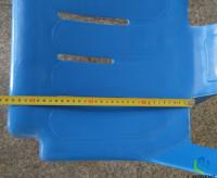 China Nestable Armless Plastic Chair Ergonomic Plastic Dinning Chair for sale