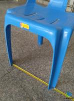China Nestable Armless Plastic Chair Ergonomic Plastic Dinning Chair for sale