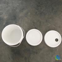 China 18L Packaging Drum Seal Plastic Paint Pail Bucket Round With Hand for sale