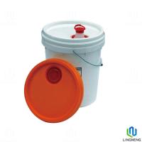 China 18L Packaging Drum Seal Plastic Paint Pail Bucket Round With Hand for sale