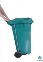 China Waterproof Mobile Garbage Bin 240L Waste Bins Quadrangle Free Sample for sale