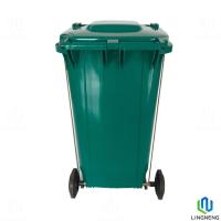 China Waterproof Mobile Garbage Bin 240L Waste Bins Quadrangle Free Sample for sale