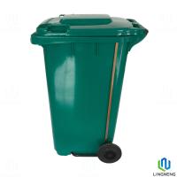 China Waterproof Mobile Garbage Bin 240L Waste Bins Quadrangle Free Sample for sale