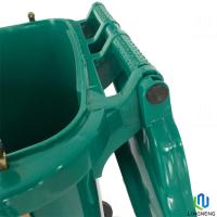 China Waterproof Mobile Garbage Bin 240L Waste Bins Quadrangle Free Sample for sale