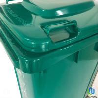 China Waterproof Mobile Garbage Bin 240L Waste Bins Quadrangle Free Sample for sale