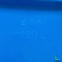 China Outdoor 160L Large Garbage Bins ,  Mobile Plastic Waste Bins for sale