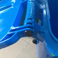 China Outdoor 160L Large Garbage Bins ,  Mobile Plastic Waste Bins for sale