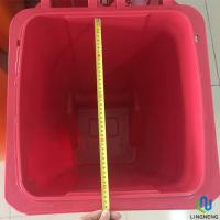 China Outdoor 160L Large Garbage Bins ,  Mobile Plastic Waste Bins for sale
